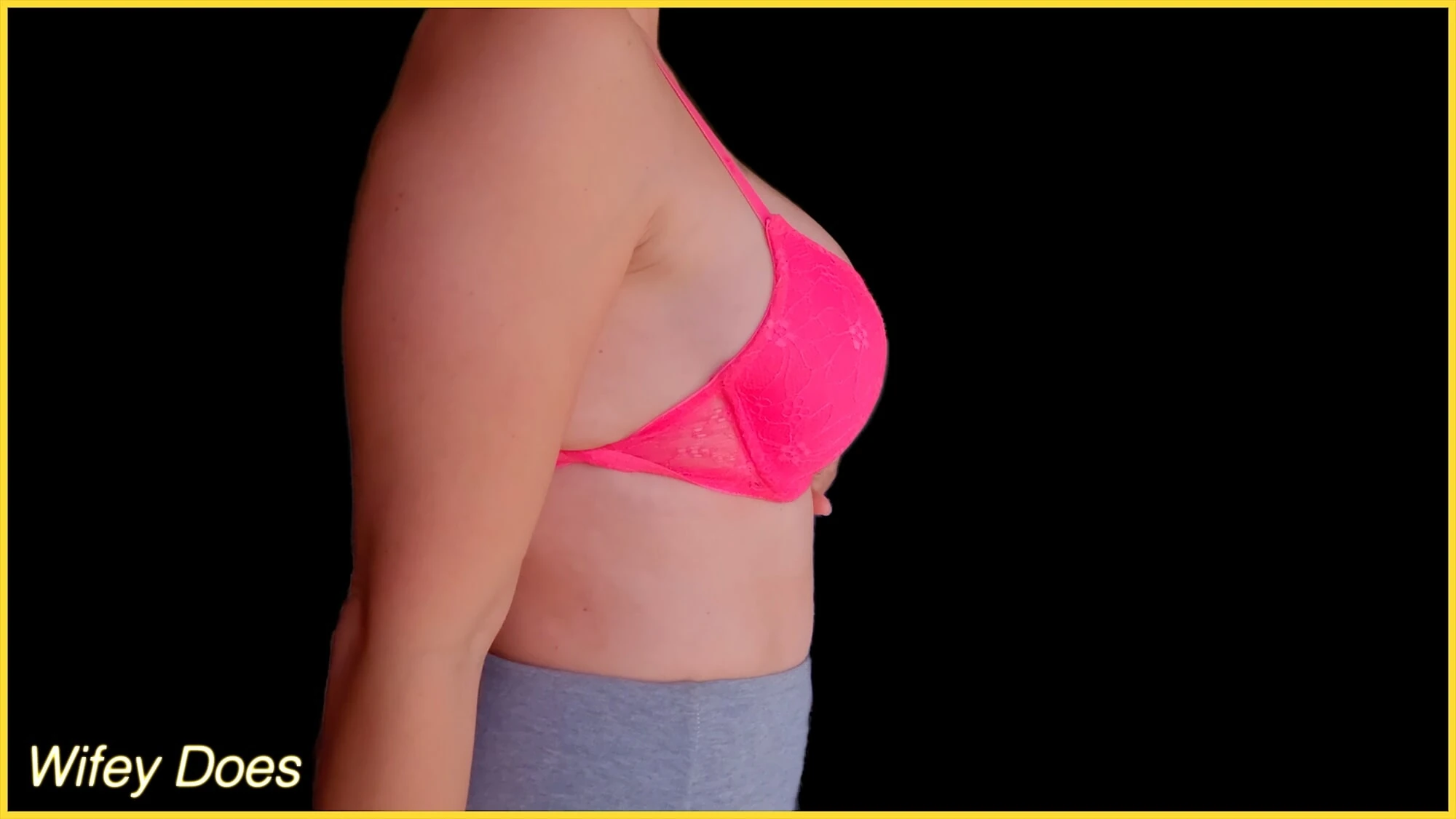 Wifey Looks Hot In This Pink Lace Bra 10 Nude Pics Xhamster