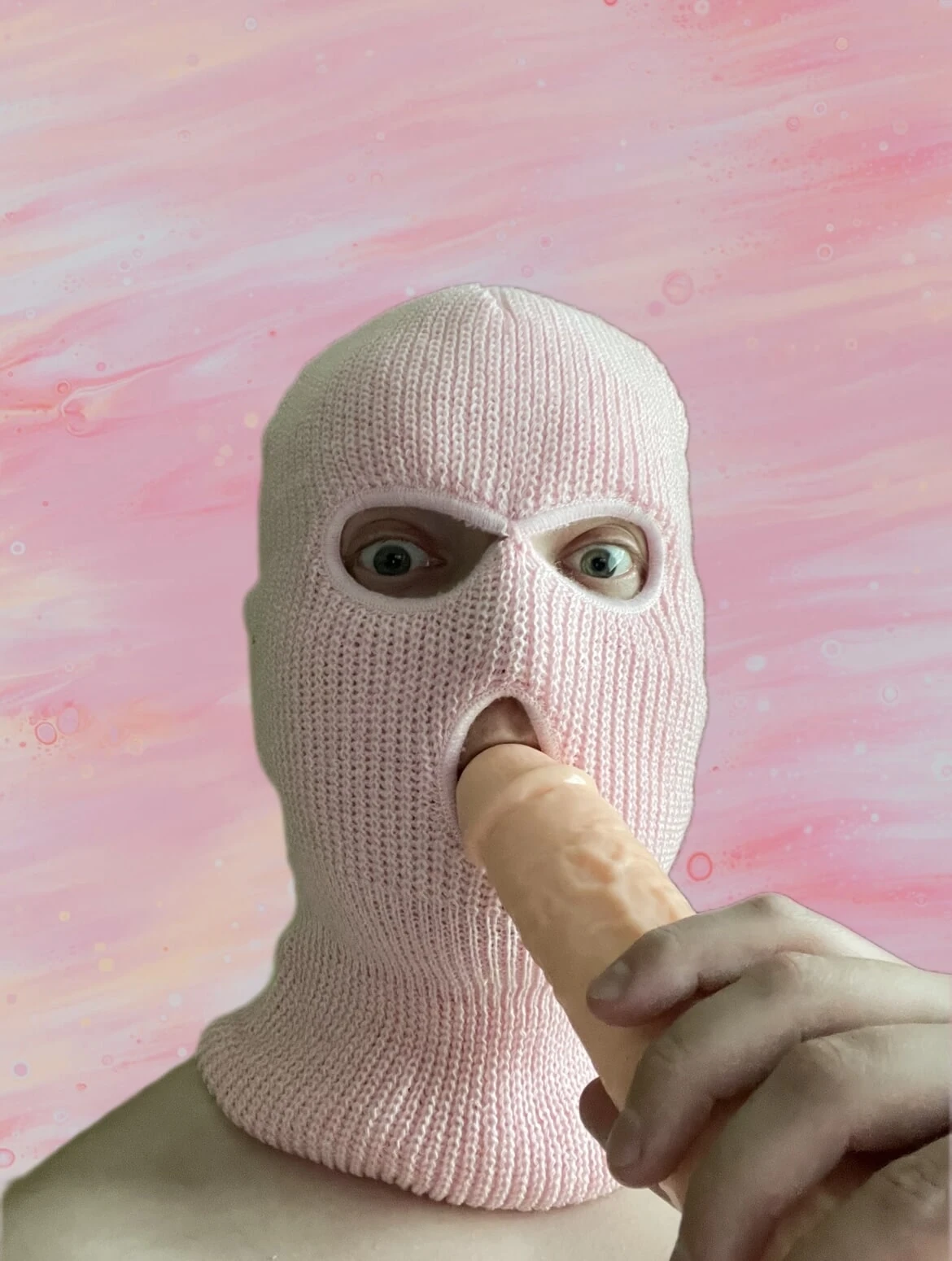 Playing With A Dildo In A Pink Mask 6 Nude Pics Xhamster