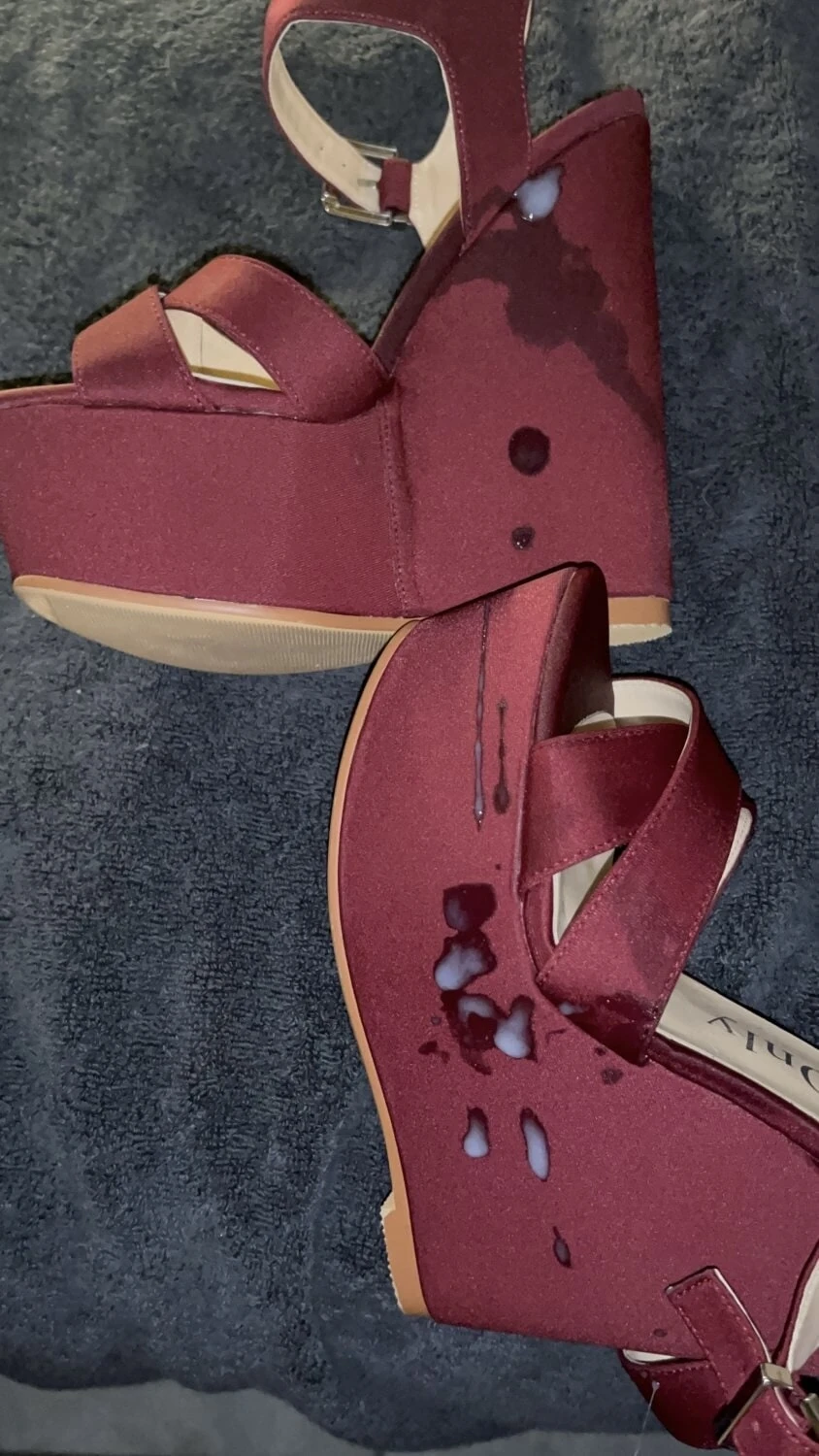 Cum On Red Wedges 6 Pics Xhamster