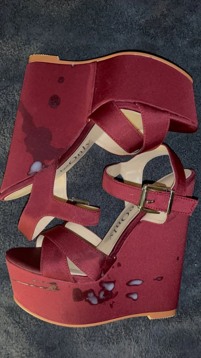 Cum On Red Wedges 6 Pics Xhamster
