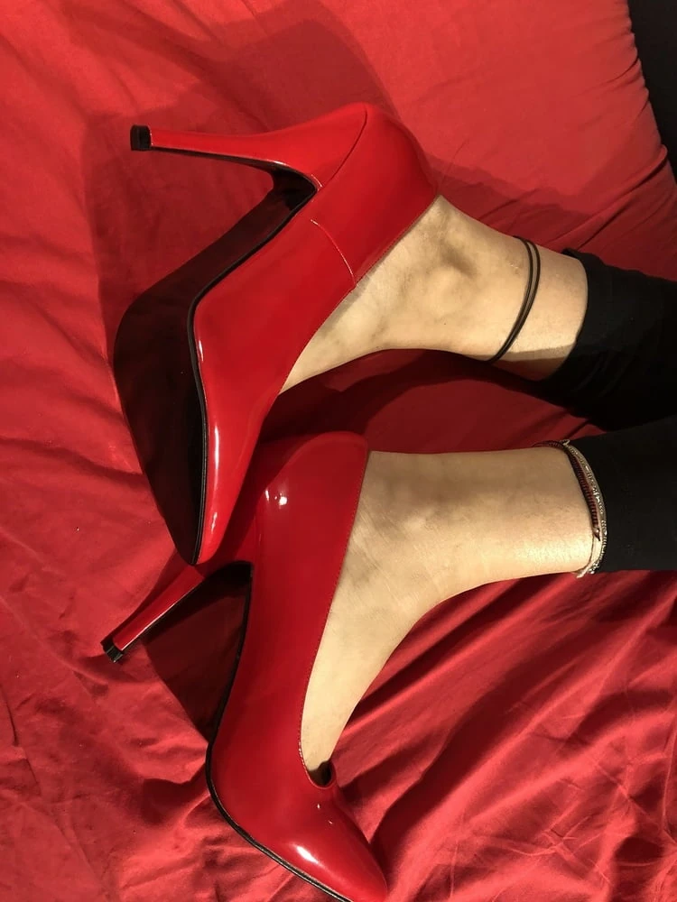 New Red High Heel Pumps 14 Pics Xhamster 8905