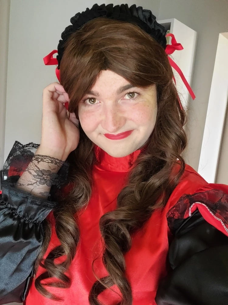 Sissy Long Red Dress 13 Pics Xhamster