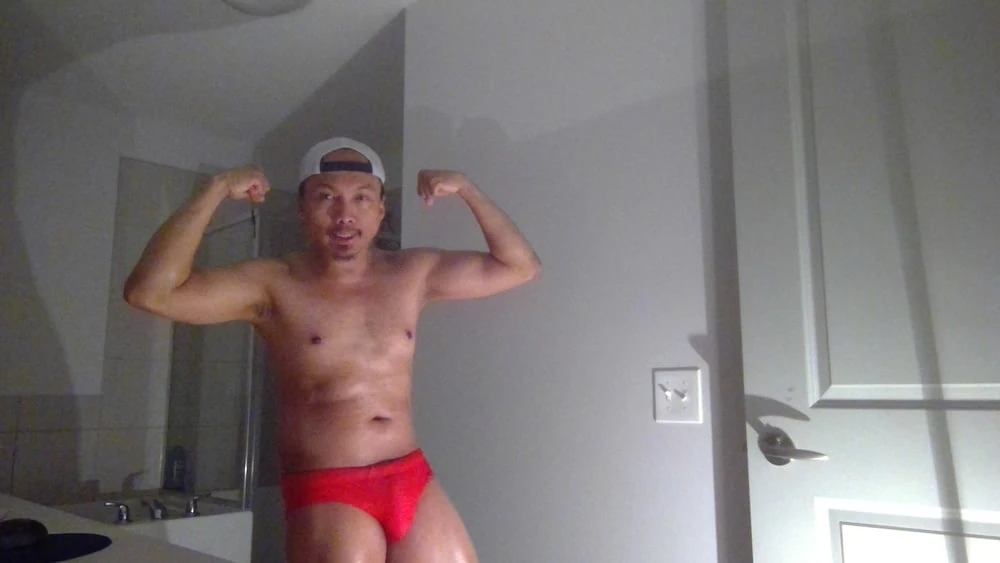 Flexing In Red Speedos Again 16 Pics Xhamster