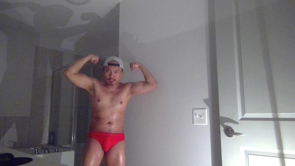 Flexing In Red Speedos Again 16 Pics Xhamster