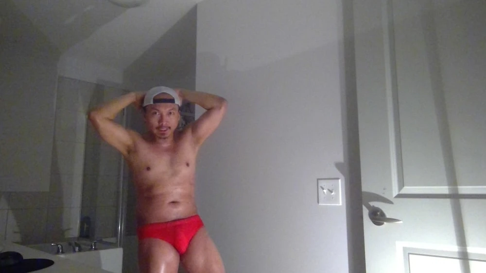Flexing In Red Speedos Again 16 Pics Xhamster