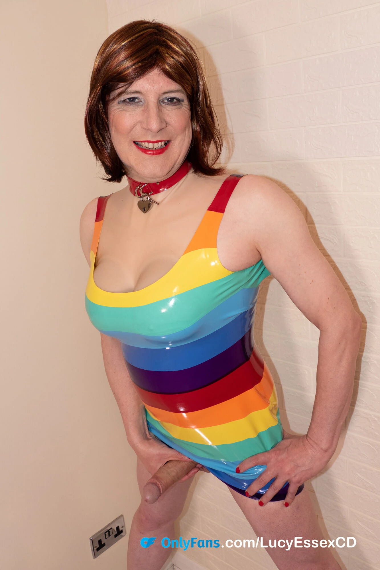 Big Cock Tgirl Lucy Essex Cd New Rainbow Latex Minidress 15 Nude Pics Xhamster